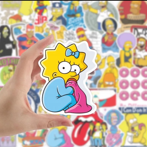 Ritz’s stickers | Accessories | 5 Pcs Simpson Family Cartoon Stickers ...